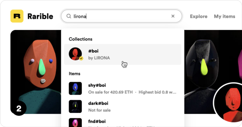 List your collection on Rarible.com for secondary sales with split royalties